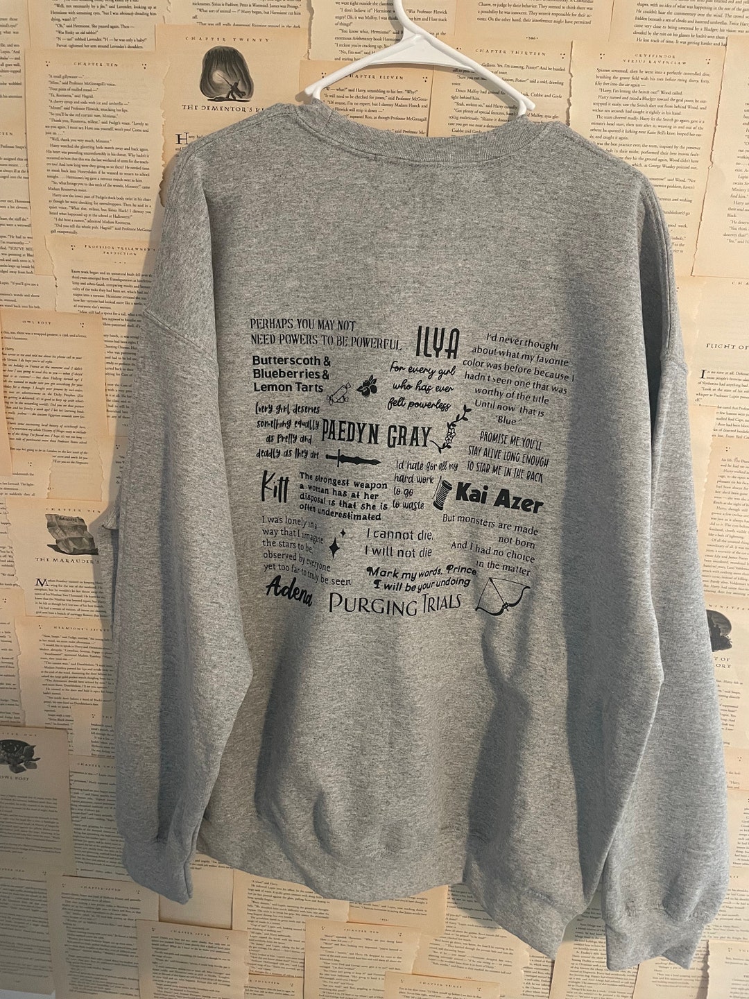 Powerless by Lauren Roberts Book Sweatshirt Powerless Book Merch ...