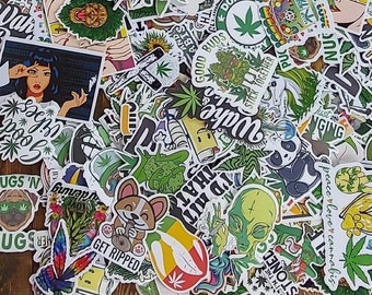 Weed Sticker Pack - Etsy