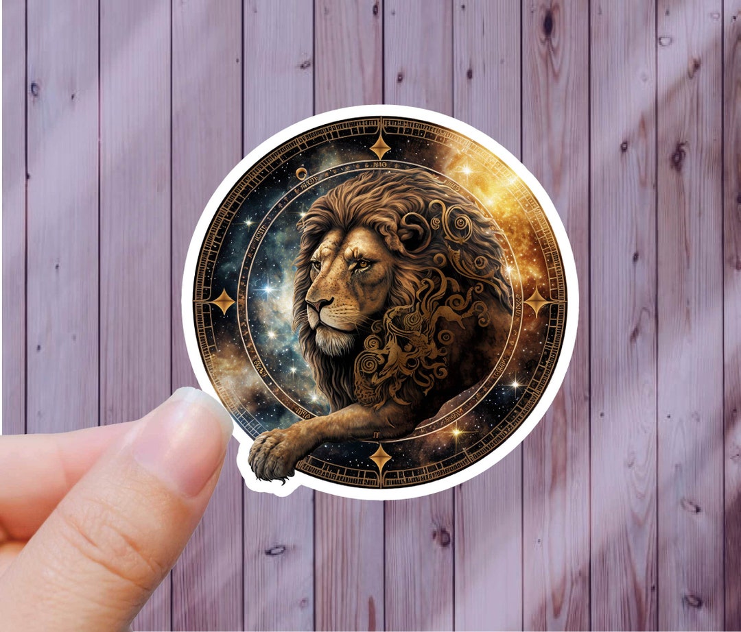 Leo Sticker, Zodiac Sticker, Star Sign Sticker, Astrology Sticker ...