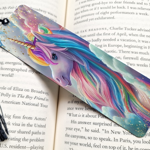 Unicorn Bookmark - Etsy