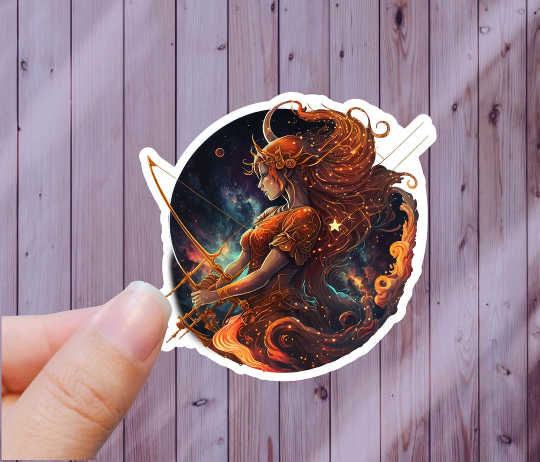 Sagittarius Sticker, Zodiac Sticker, Star Sign Sticker, Astrology ...