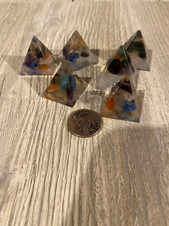Oragon Pyramid Crystal Pyramid 10 Different Crystals | Etsy