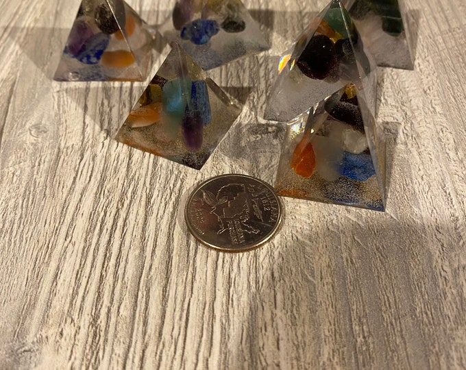 Oragon Pyramid Crystal Pyramid 10 Different Crystals - Etsy