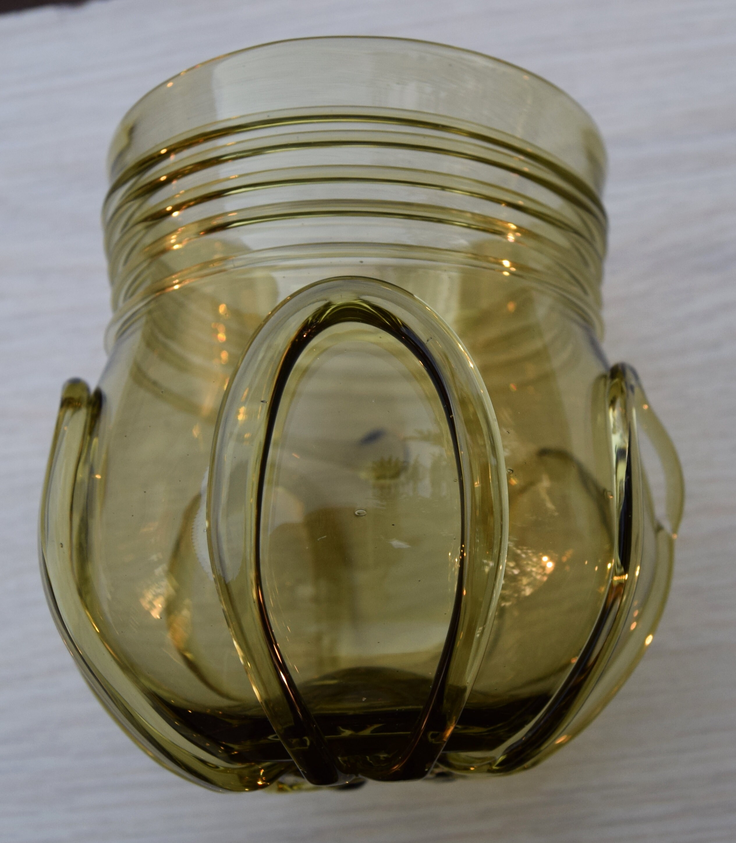 CLAW BIRKA BEAKER Handmade Historic Glass Replica Viking Age Free ...