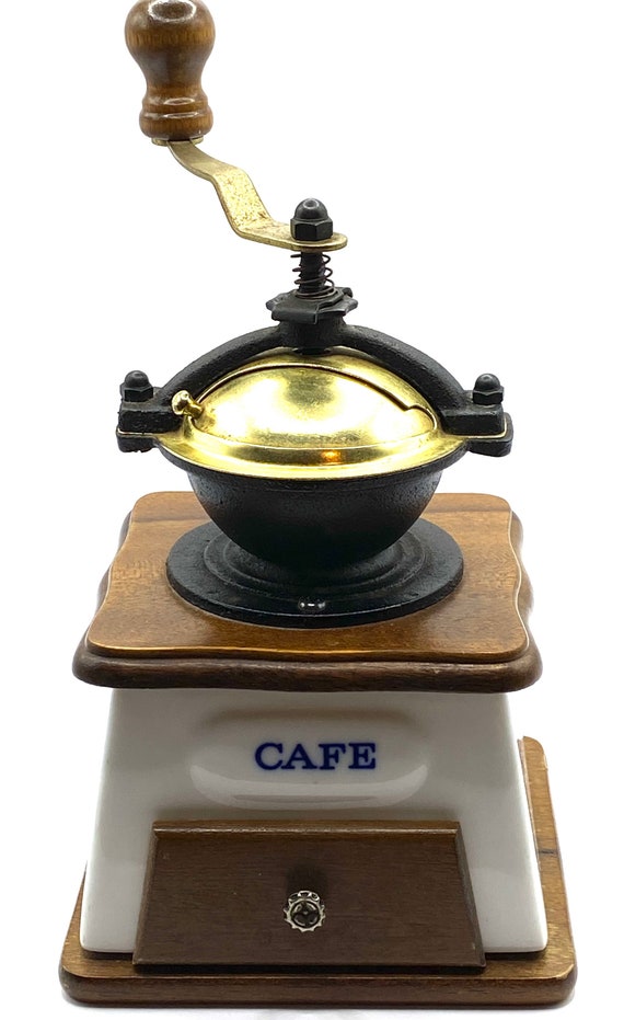 Vintage Retro Delft Style Coffee Grinder/ Coffee Bean Mill - Etsy