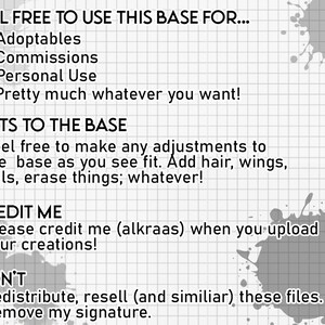 Furry Canine Wolf Reference Sheet Base Lineart - Etsy