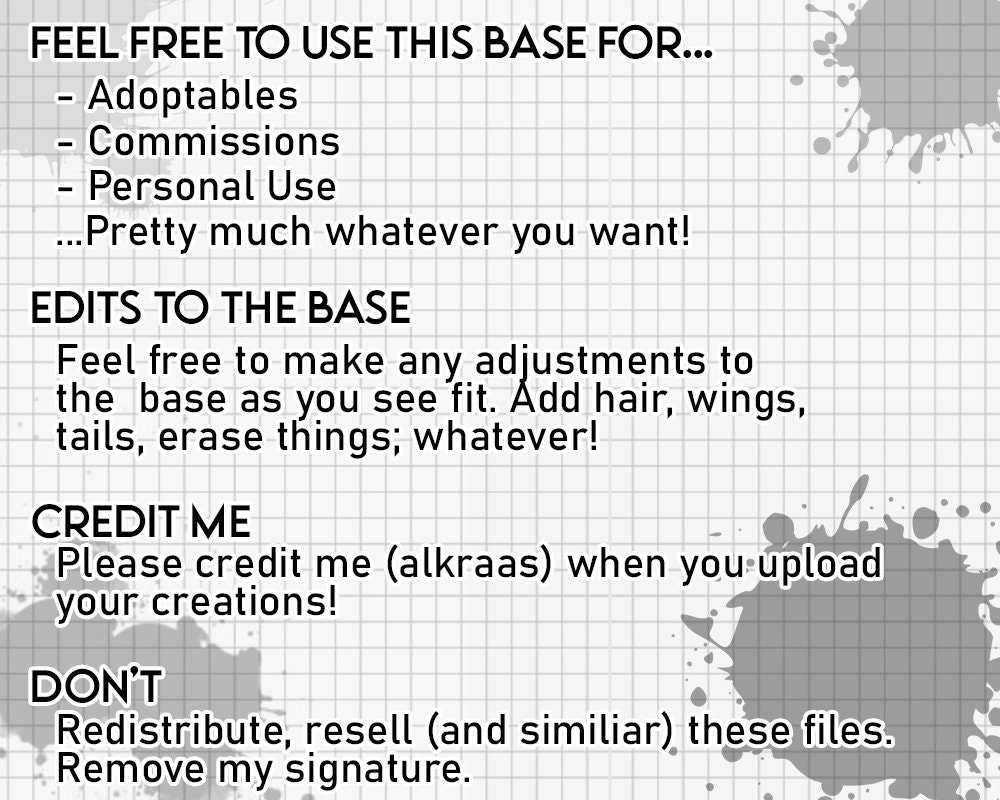 Furry Canine Wolf Reference Sheet Base Lineart - Etsy