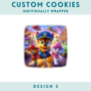 PAW PATROL THEMED Custom Cookies | Chase, Marshall, Skye | Kids ...