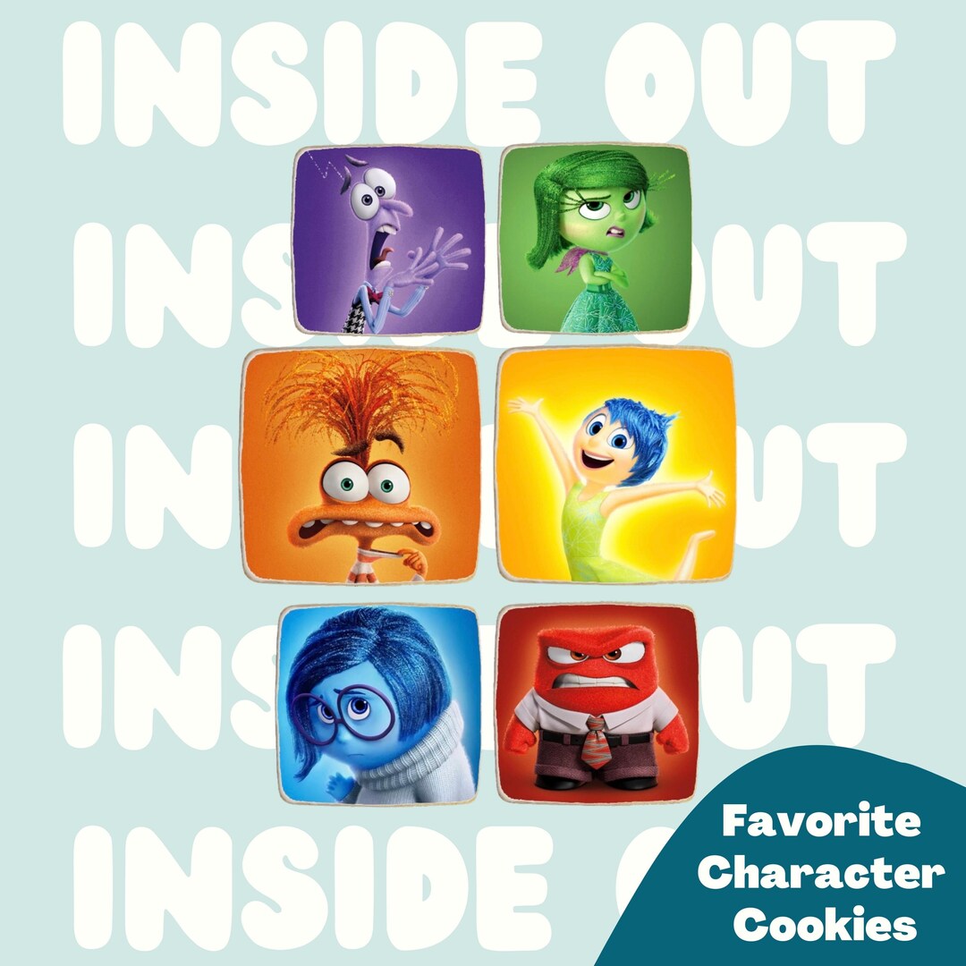 INSIDE OUT COOKIES Personalized Individually Wrapped Create Your Own ...