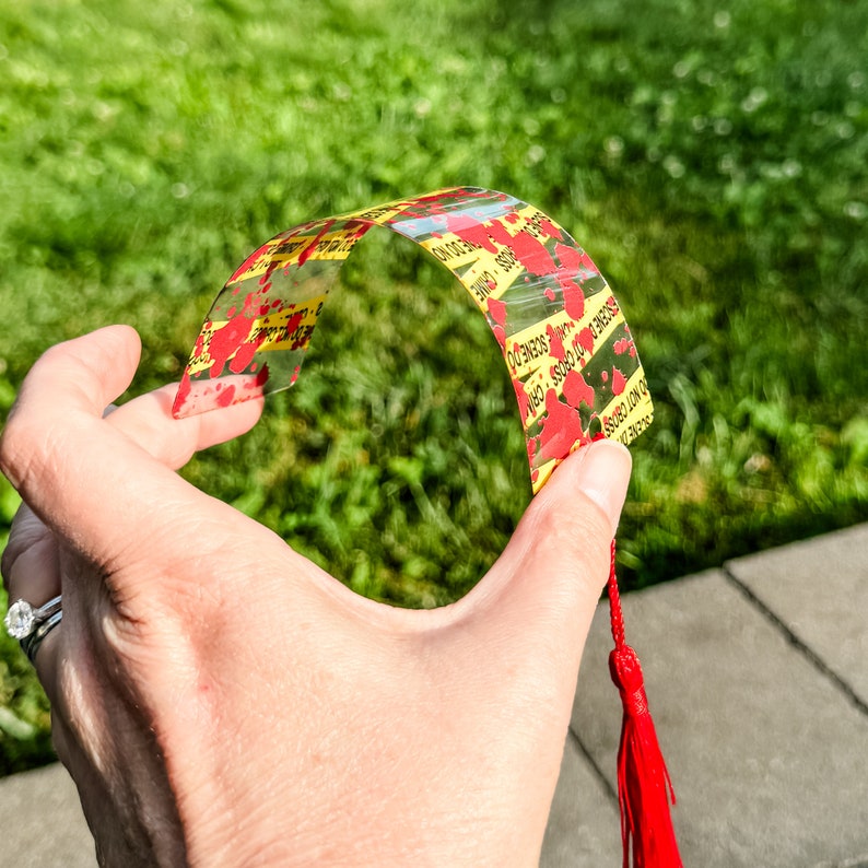 Suspense Bookmark Murder Mystery True Crime Caution Tape True Crime ...