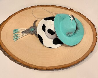 Cowboy Hat Rear View Mirror - Etsy