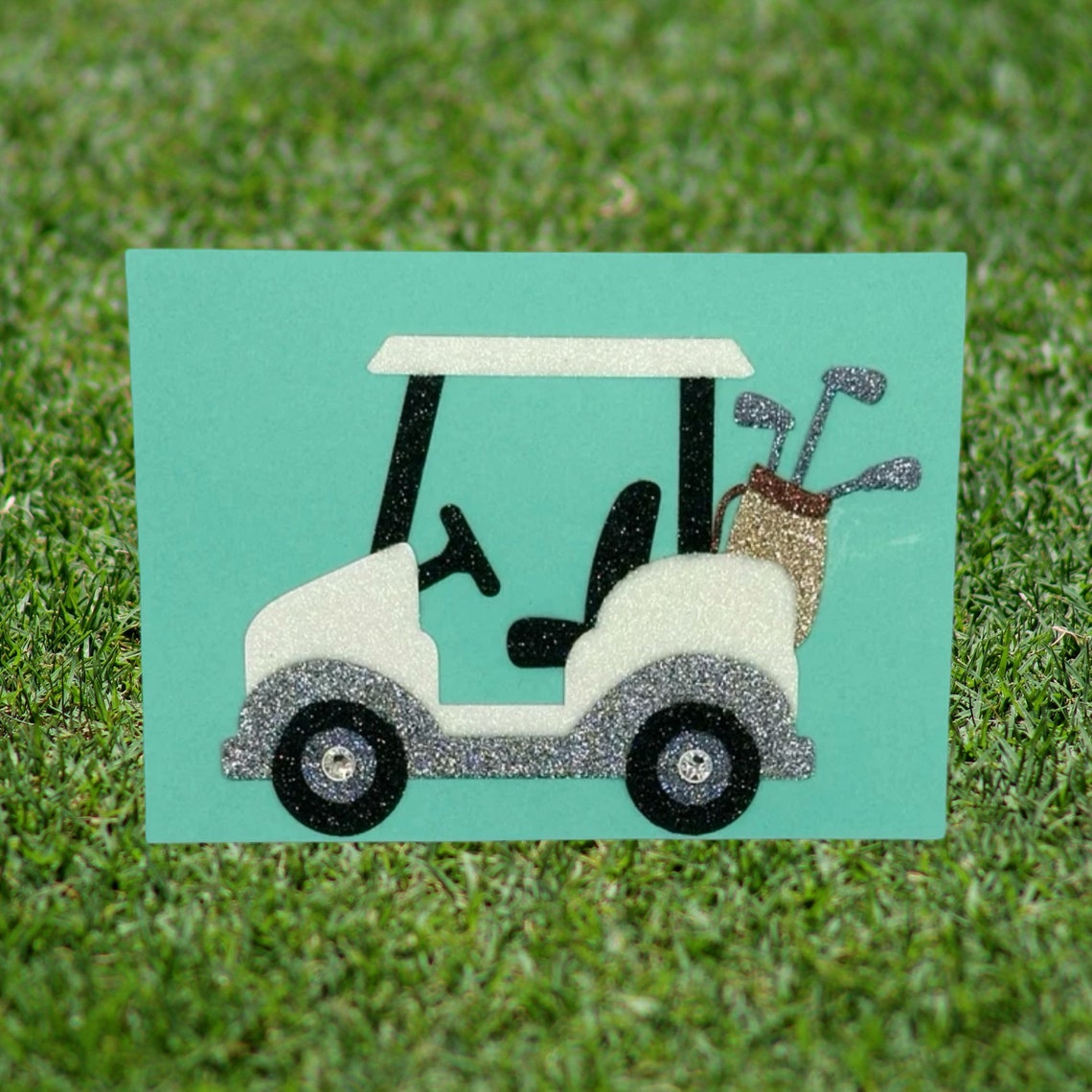Golf Cart Card - Etsy