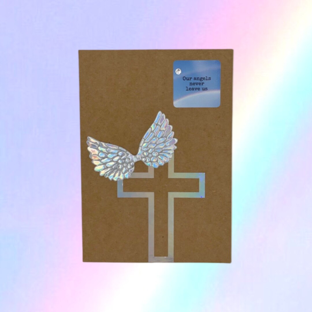 Cross Sympathy Card - Etsy
