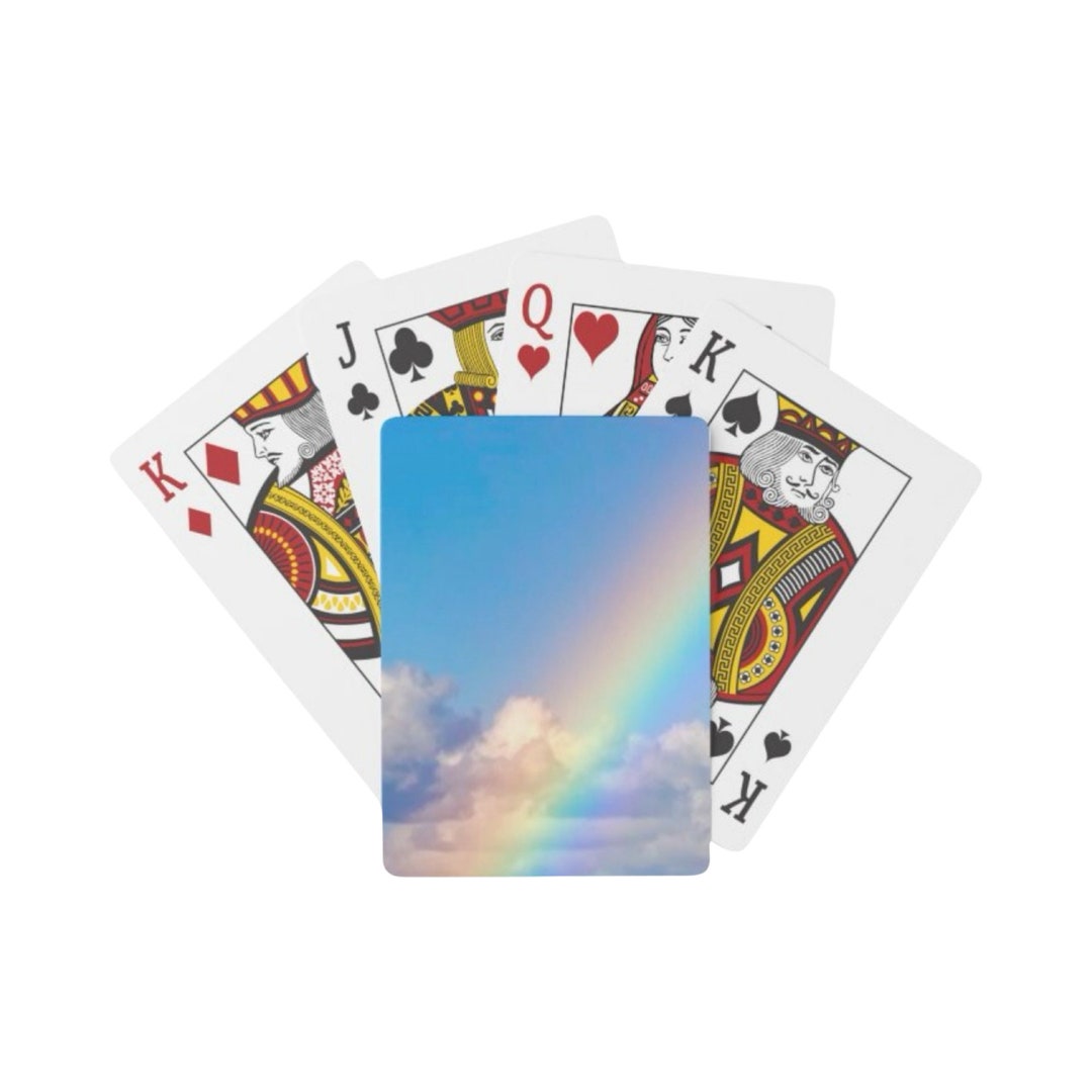 Rainbow Playing Cards - Etsy