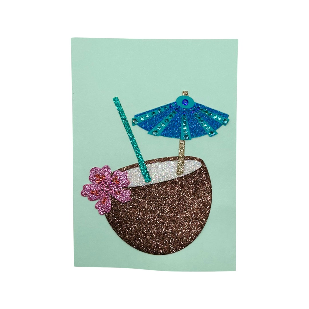 Coconut Cocktail Card - Etsy