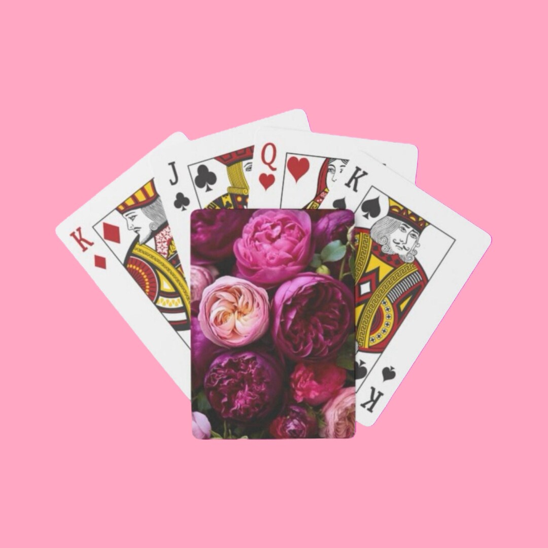 Multi Colored Roses Playing Cards - Etsy