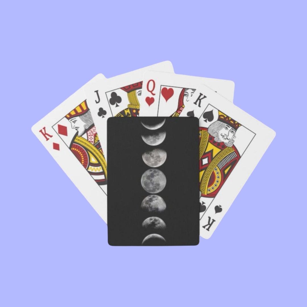 Moon Phases Playing Cards - Etsy