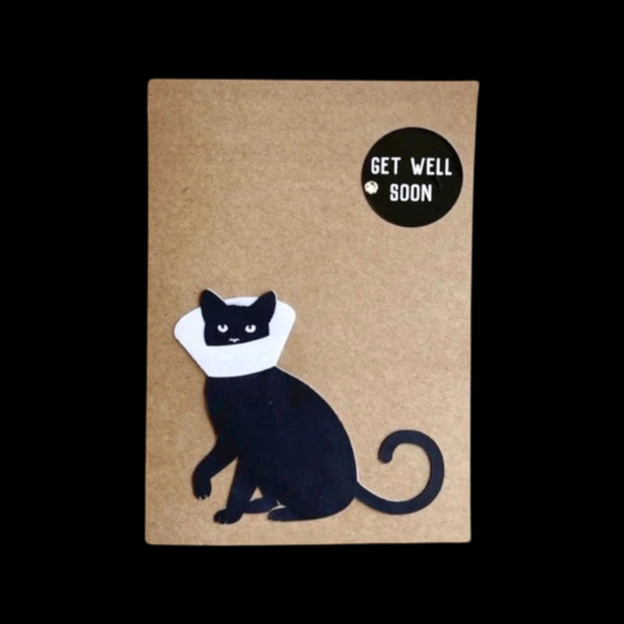 Cat Get Well Soon Card - Etsy
