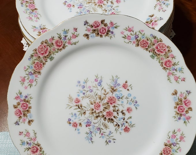 VINTAGE 8 Piece Remington Fine China by Red Sea 8in Salad/dessert ...