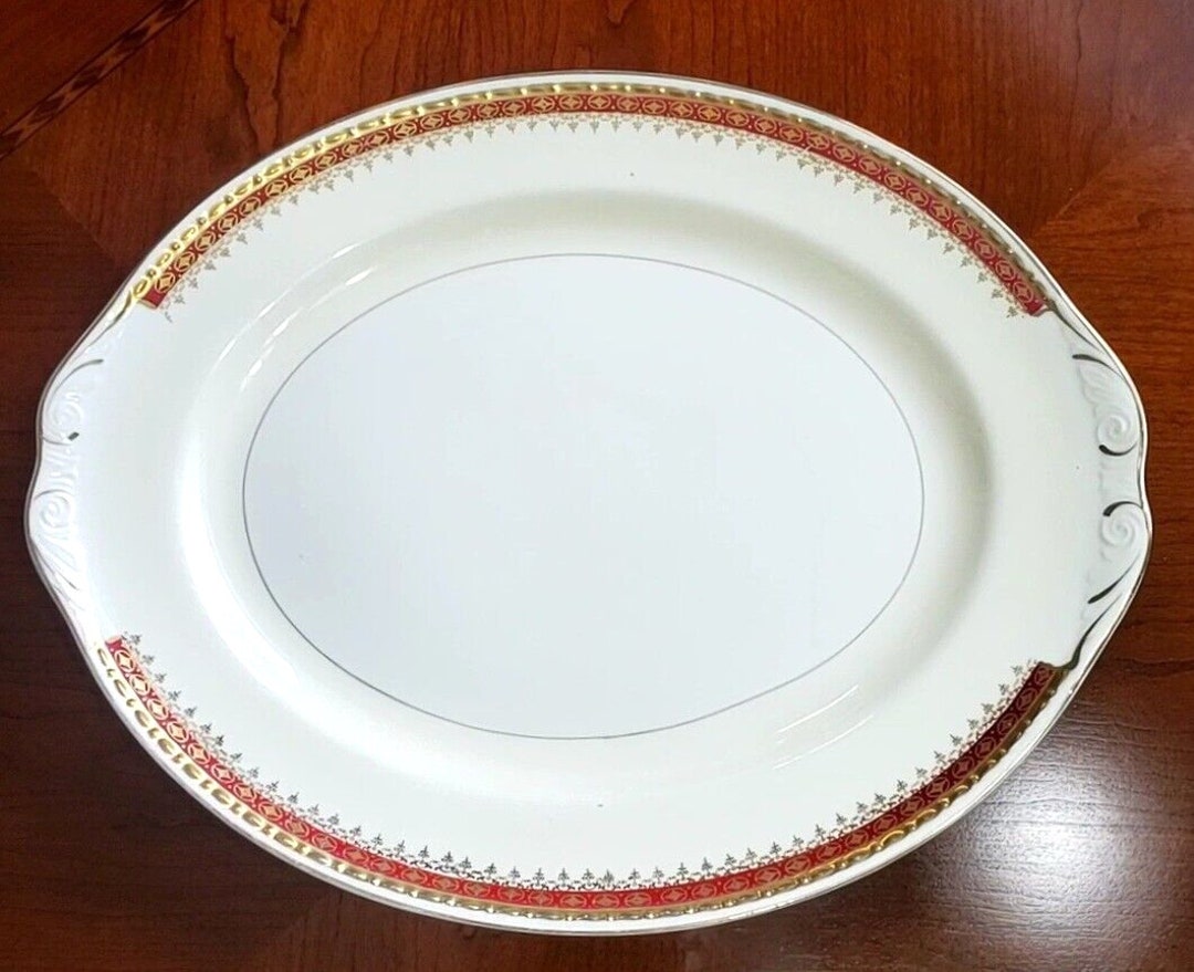 Vintage Circa 1942 Homer Laughlin Monarch Eggshell Georgian 16" Platter ...