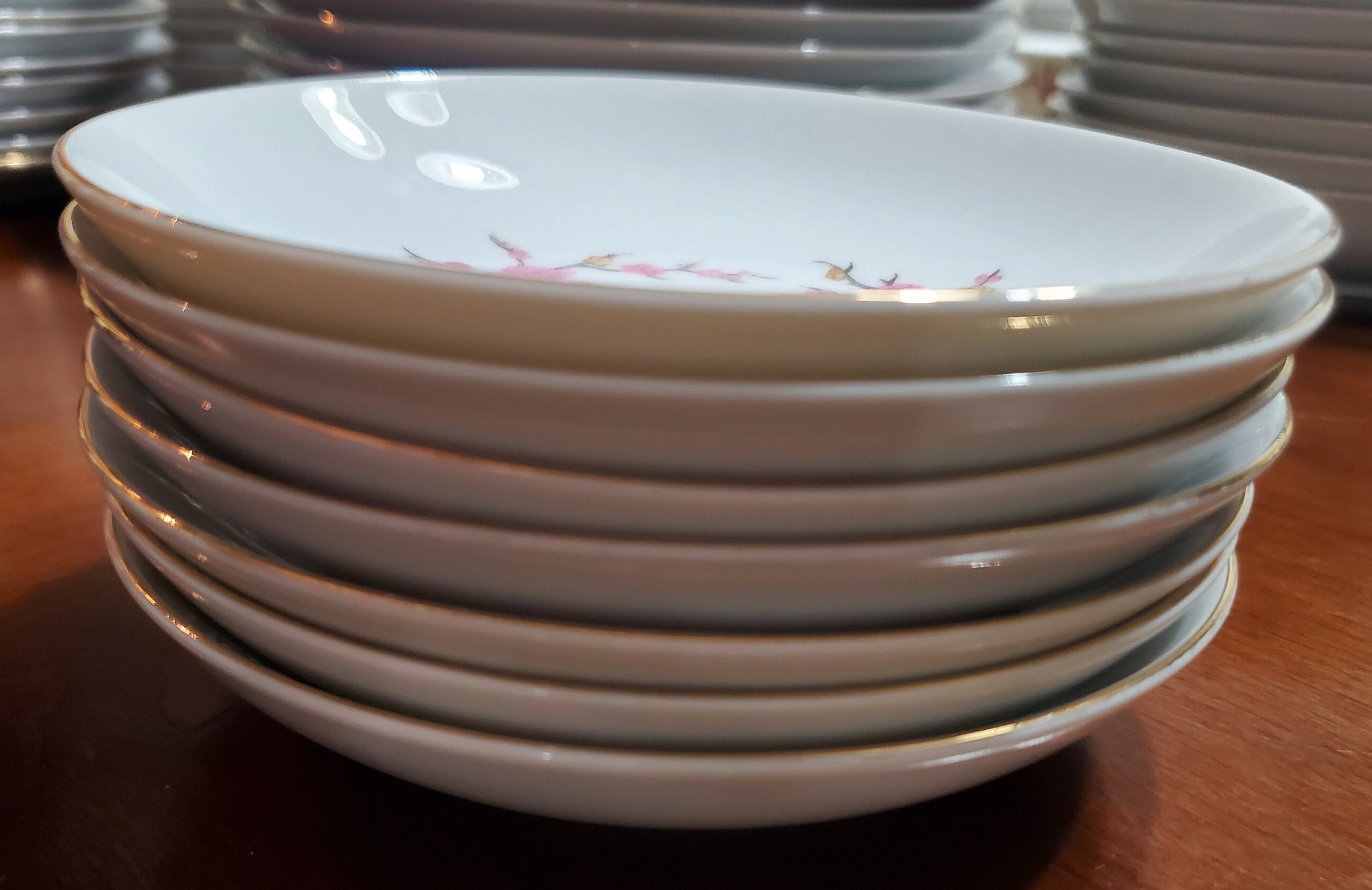 Vintage Circa 1945-1953 Harvan Fine China Japan Soup Bowls 7.5" Set of ...