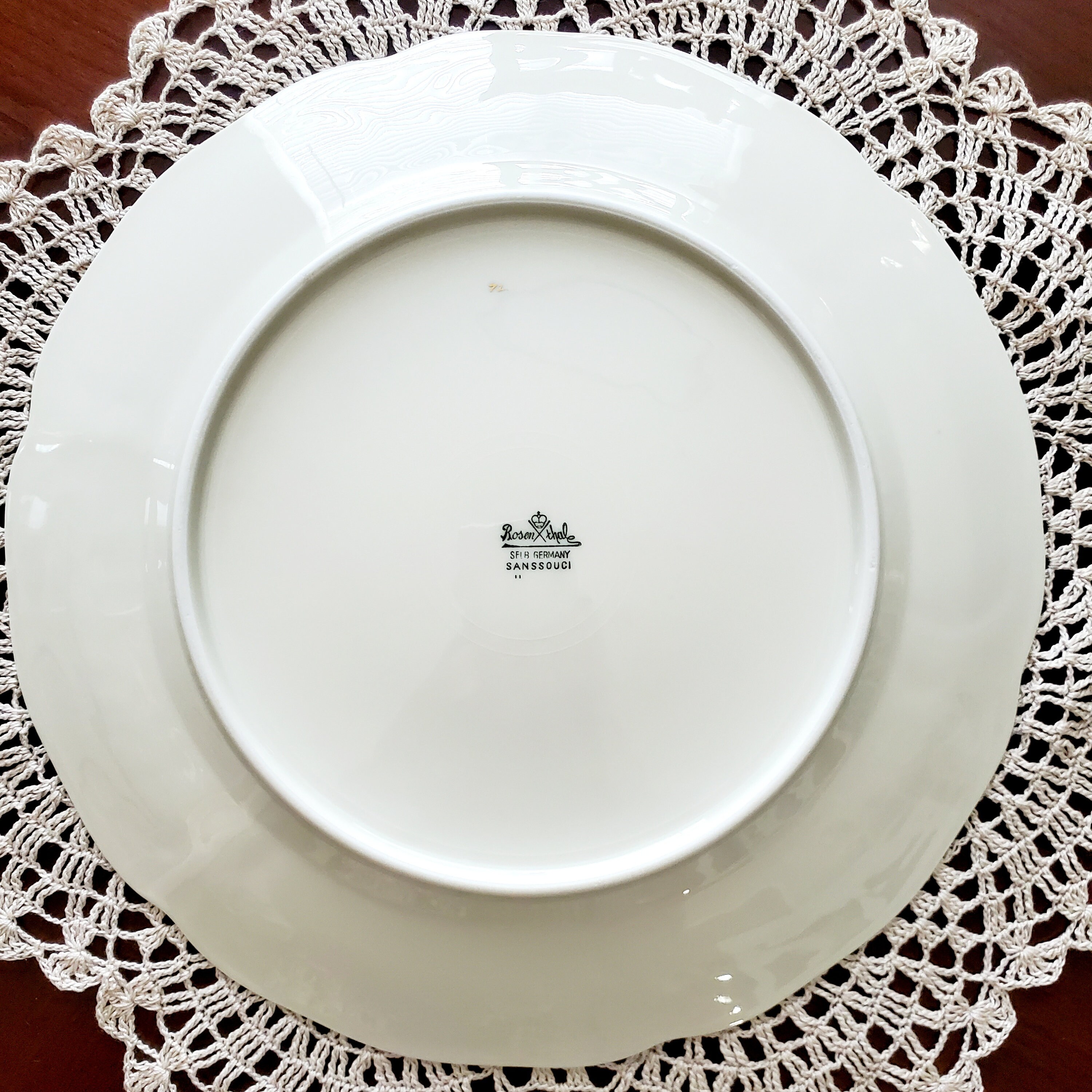 Vintage Circa 1939 Rosenthal Selb Germany Sanssouci 10" Plate Roses ...