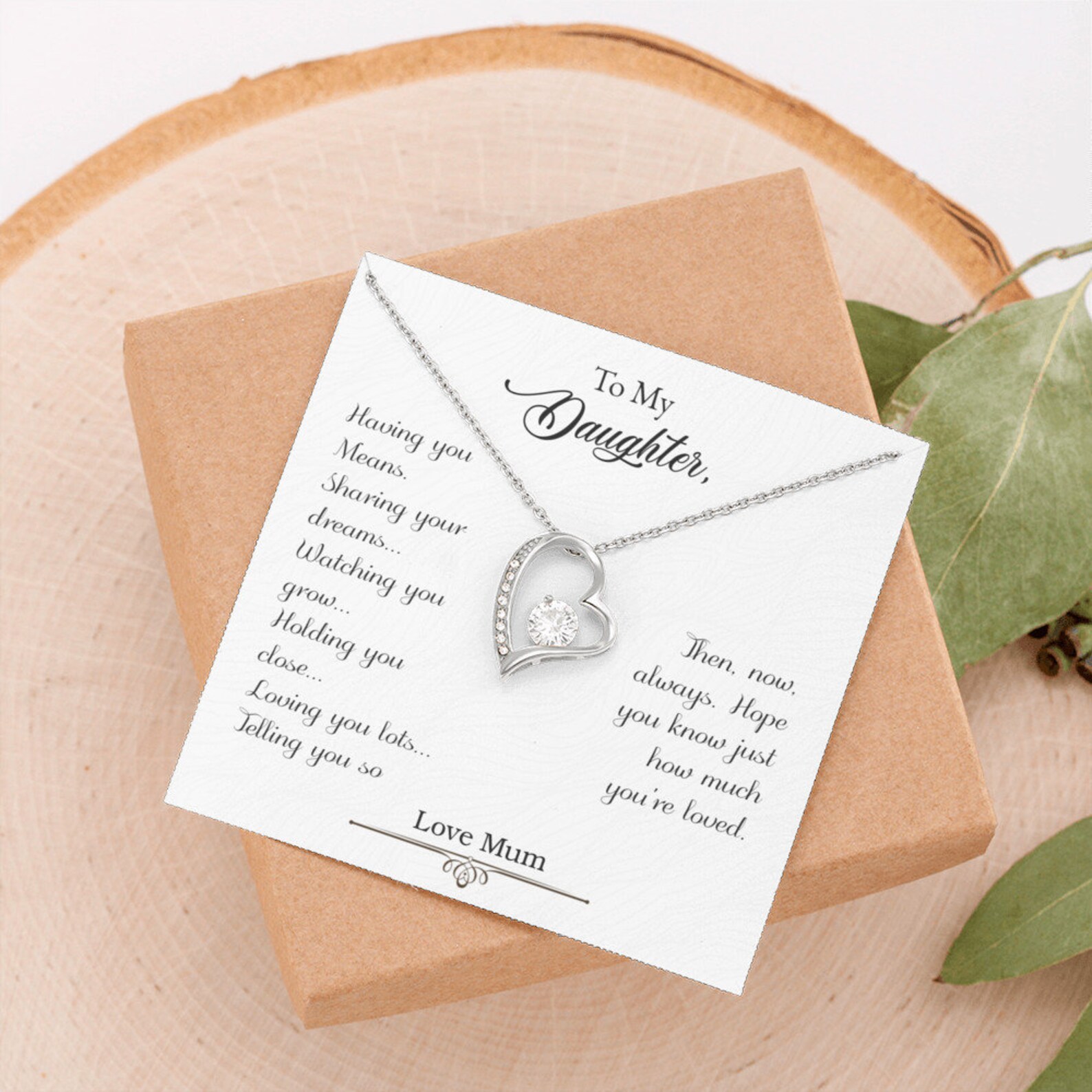 Unique Gift for Daughter, Mother Daughter Keepsake, Special Daughter ...