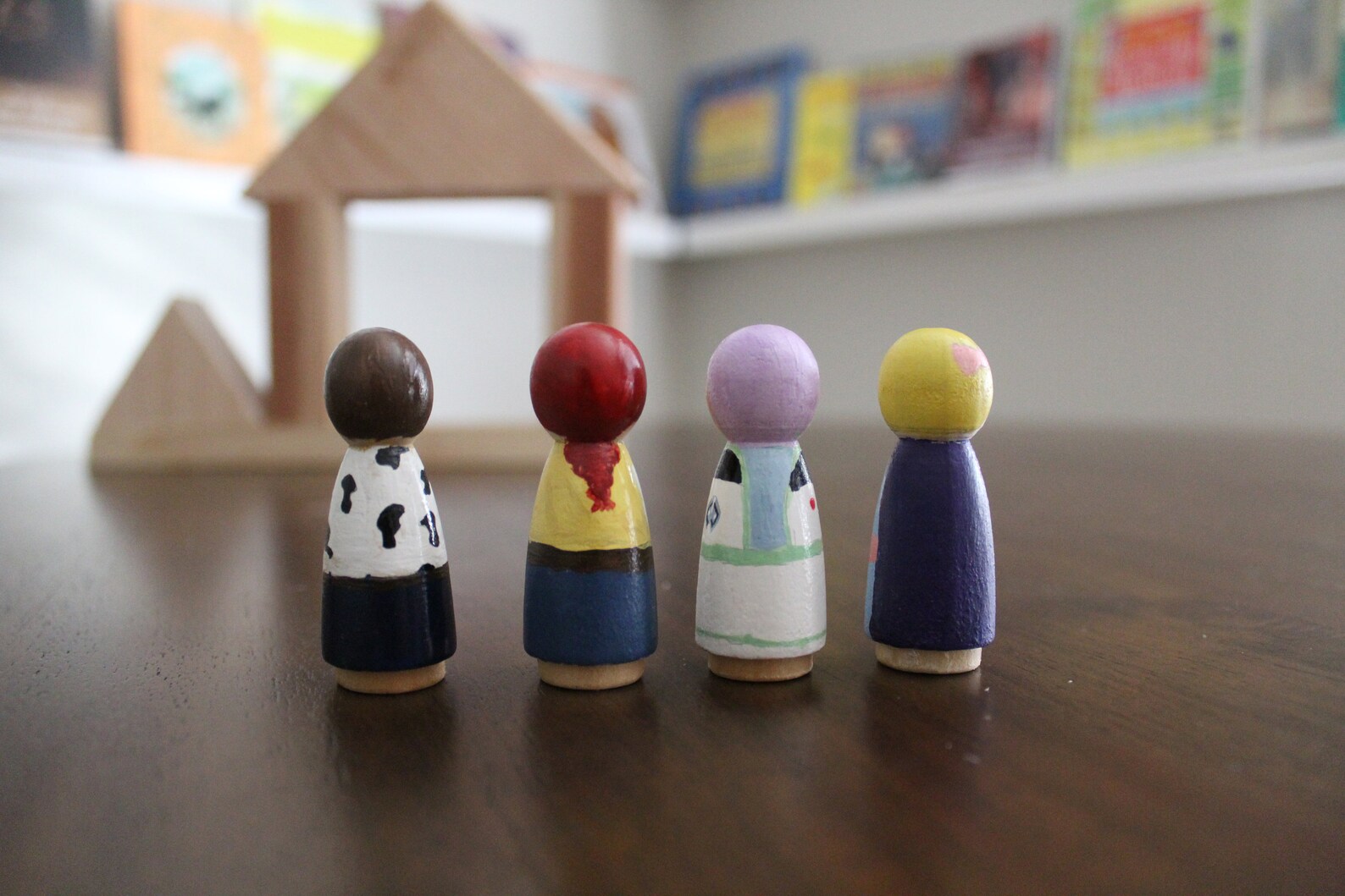 Handmade Toy Story Wooden Peg Dolls | Etsy