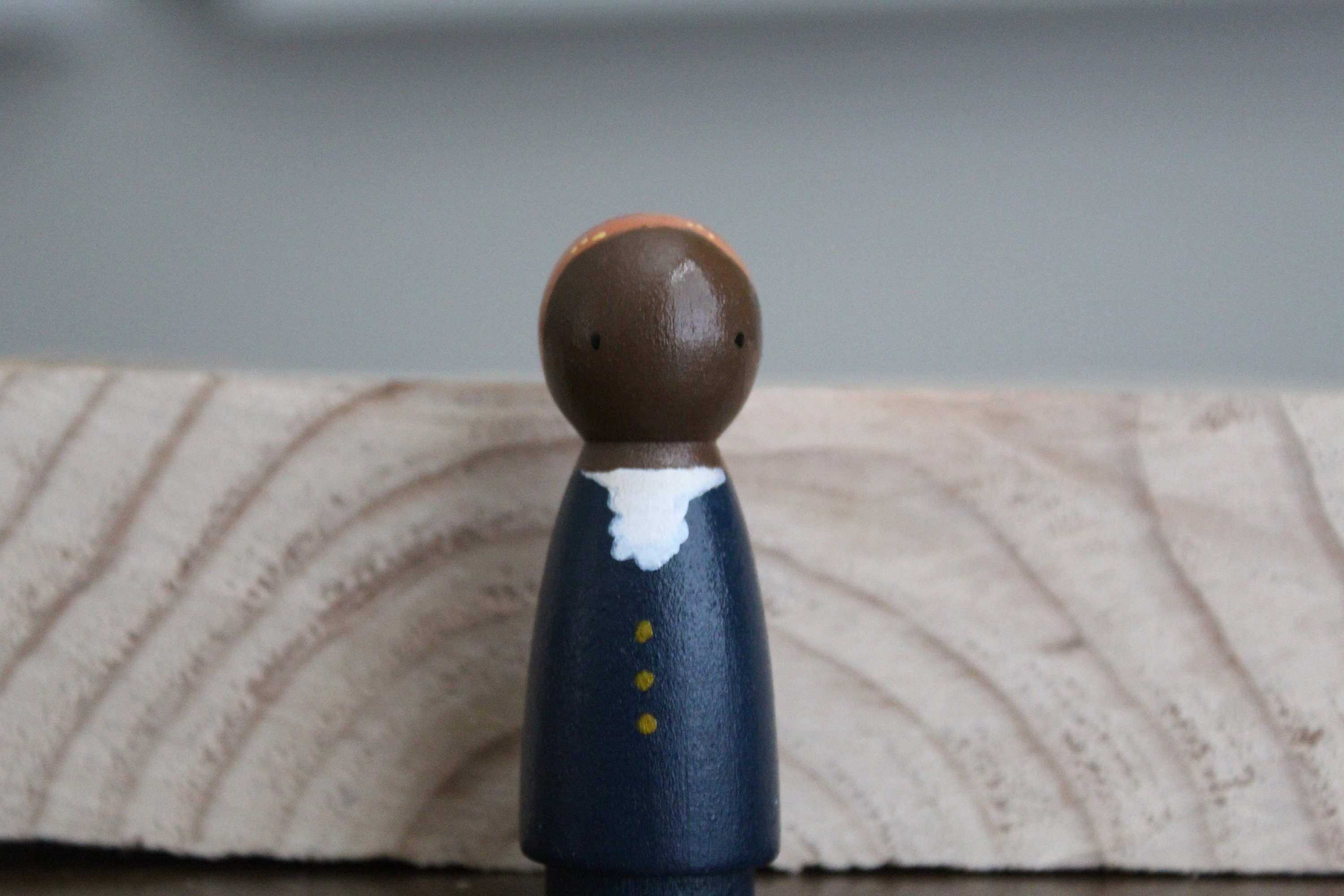 Harriet Tubman Wooden Peg Doll - Etsy