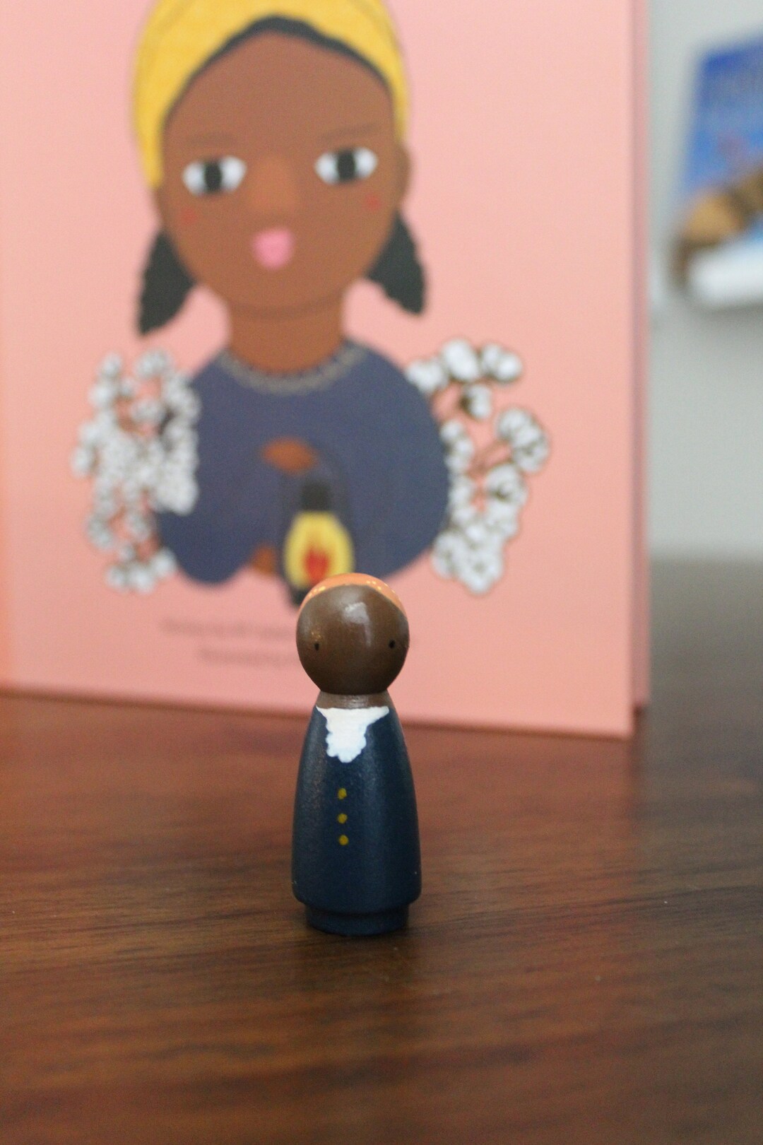 Harriet Tubman Wooden Peg Doll - Etsy