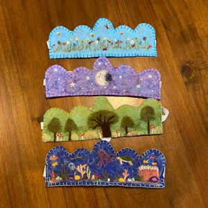 Beautiful Needle Felted Crowns - Etsy