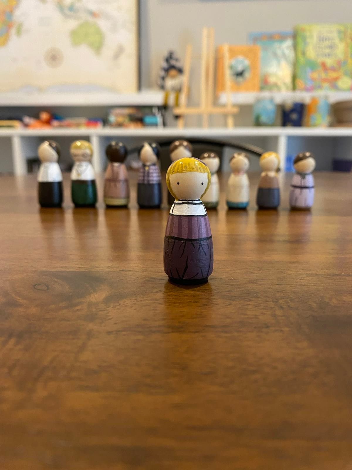 Pioneer Inspired Peg Dolls (female Characters) - Etsy