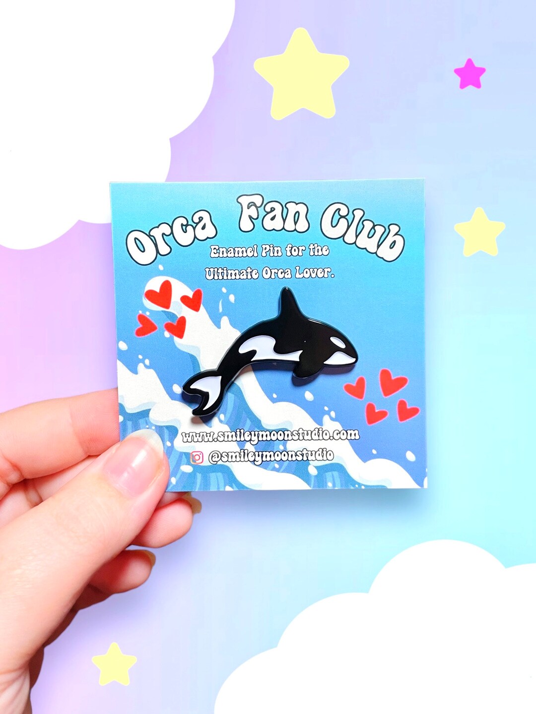 Orca Enamel Pin, Orca Gifts - Etsy