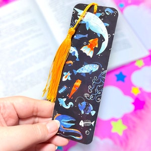 Deep Sea Creatures Bookmark, Bookmarks, Bookish Gift, Marine Biology ...