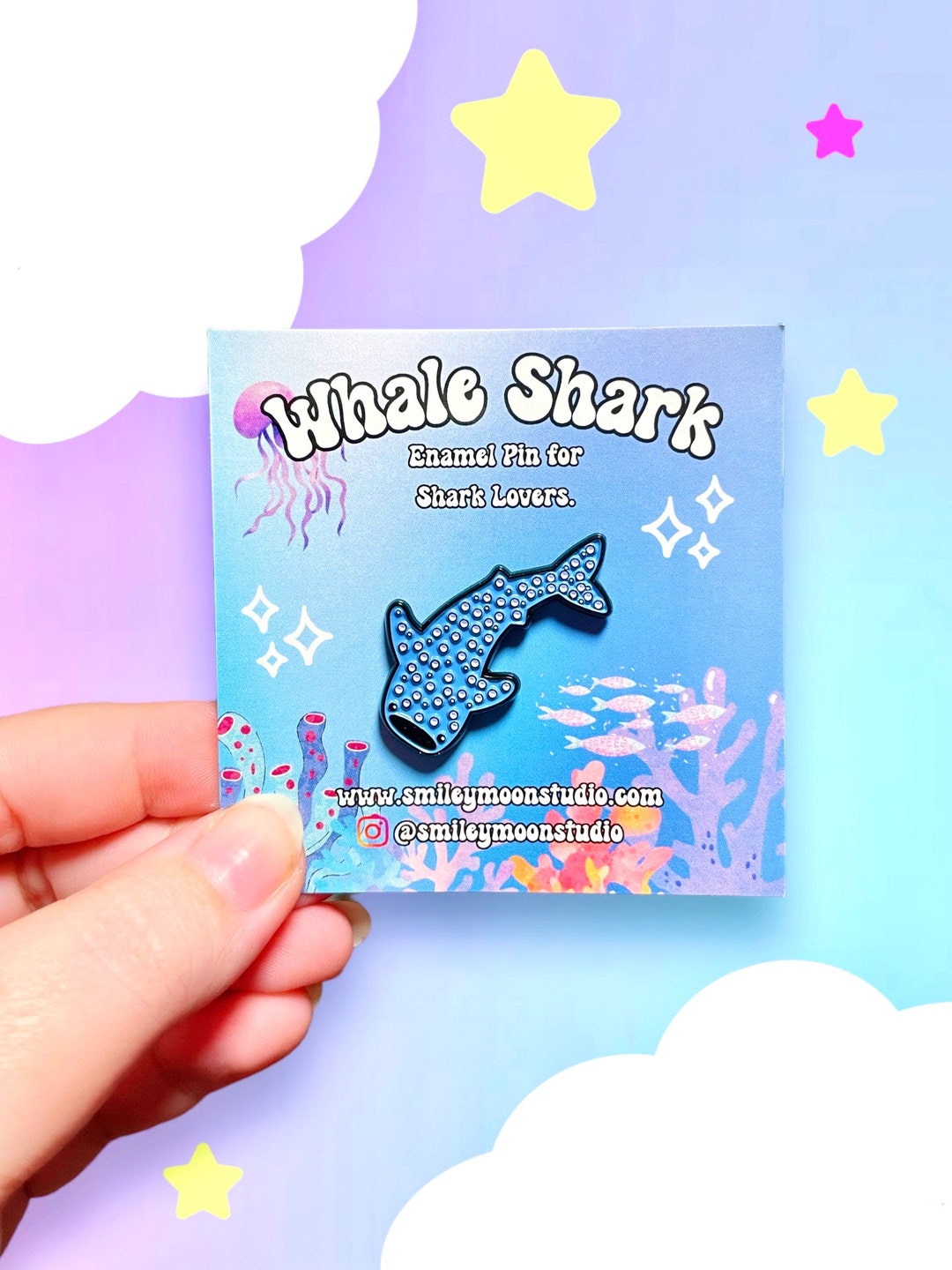 Whale Shark Enamel Pin, Whale Shark Gifts - Etsy