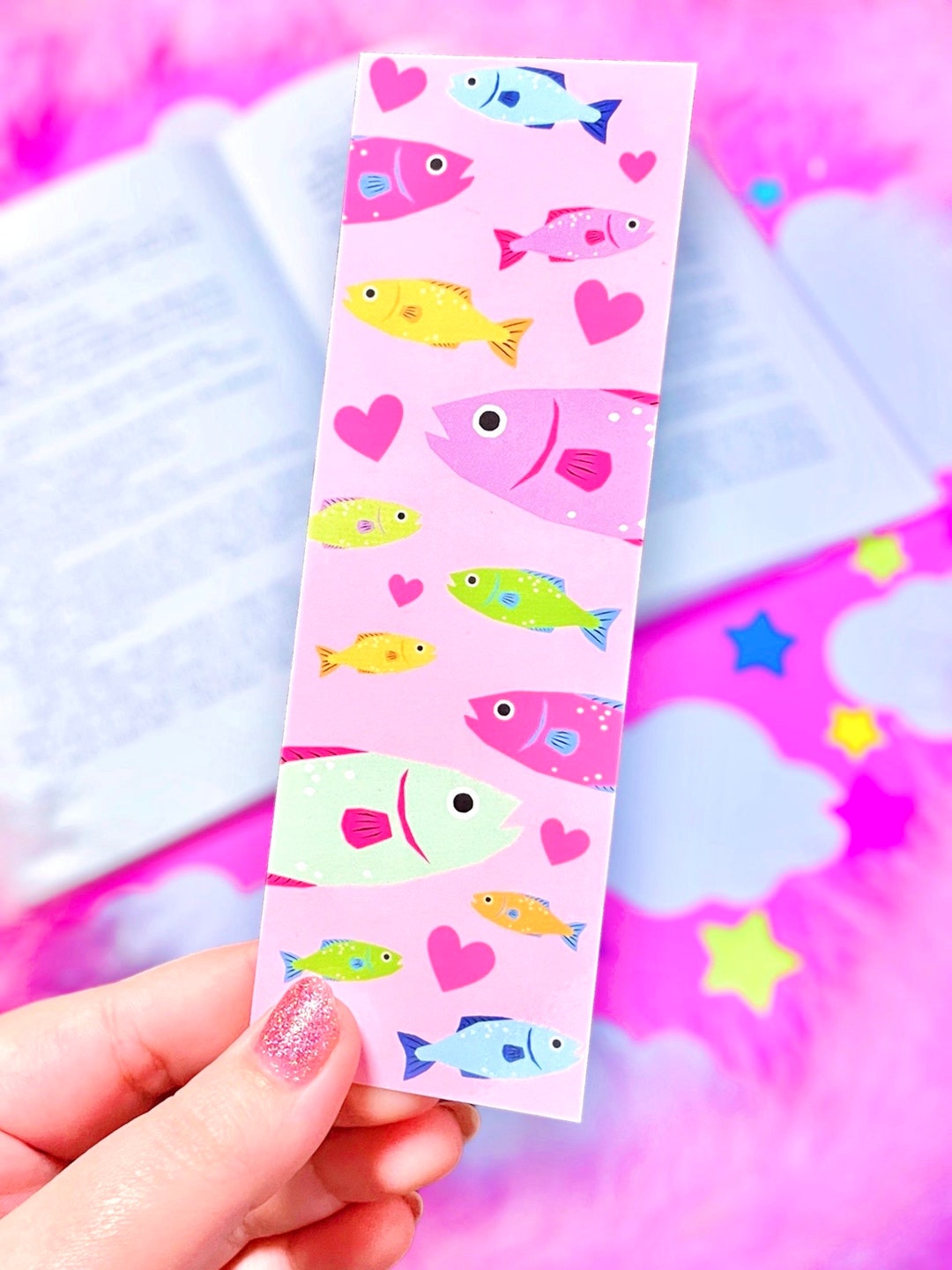 Fish Bookmark, Bookmarks, Bookish Gift - Etsy
