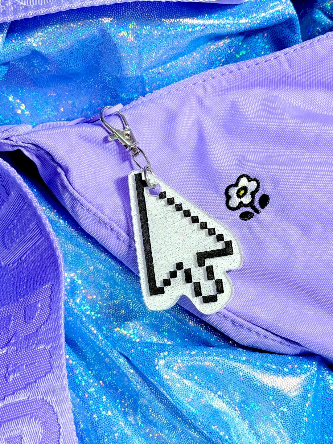 Cursor Bag Charm, Y2K Acrylic Keychain, Computer Lover Gift - Etsy