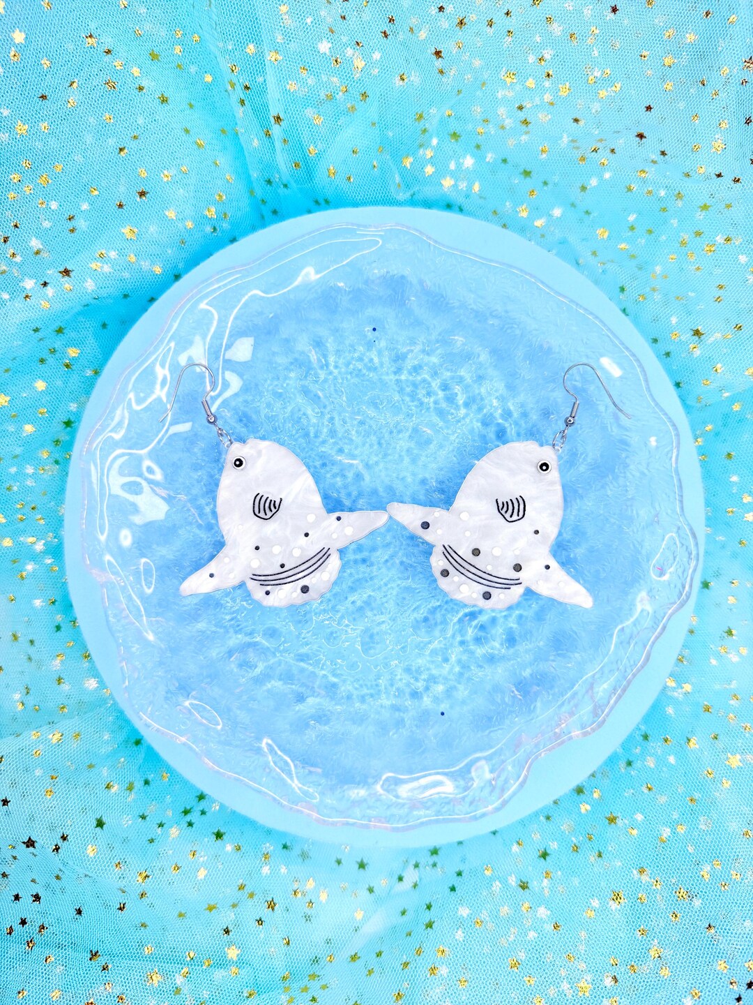 Mola Mola Ocean Sunfish Earrings, Ocean Sunfish Acrylic Earrings, Sea ...