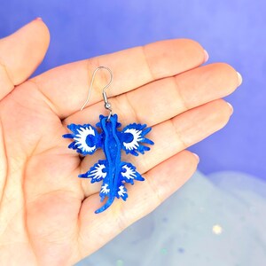 Blue Glaucus Sea Slug Acrylic Earrings, Nudibranch Gifts , Laser Cut ...
