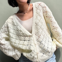 CROCHET PATTERN + VIDEO Easy Crochet Cardigan With Only 2 Seams! the ...