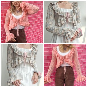 Lacey Dream Cardigan Crochet Pattern | Intermadiate/ Size Inclusive ...