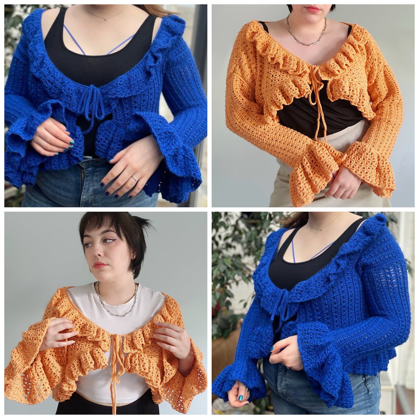 Lacey Dream Cardigan Crochet Pattern Intermadiate/ Size Inclusive ...