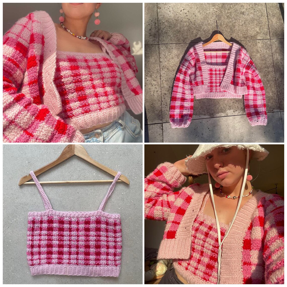 Amara Set Crochet Pattern \ Crochet Cardigan Crochet Top | Beginner ...