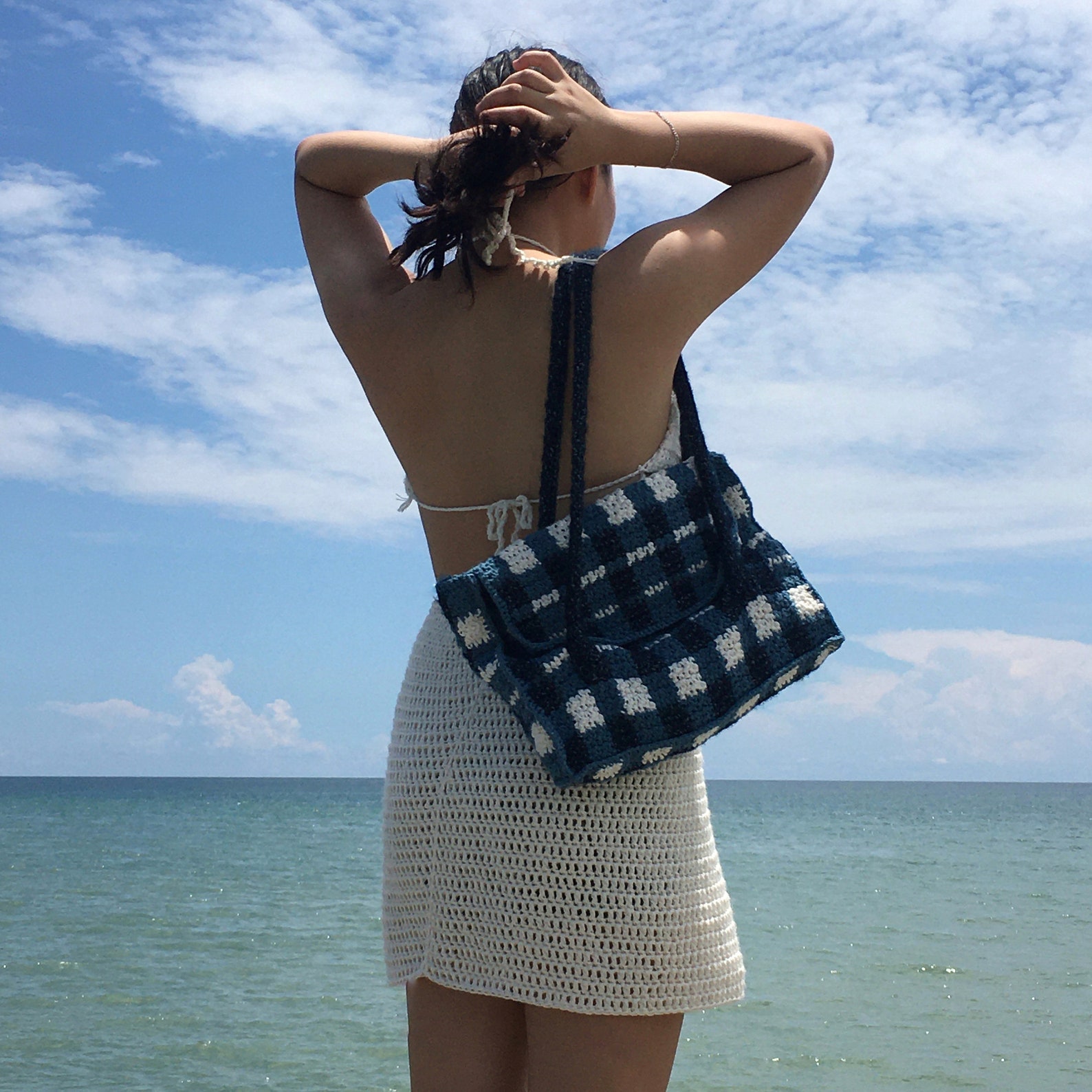 Crochet Bag Pattern | Amara Bag Crochet Pattern / Plaid Shoulder Bag - Etsy