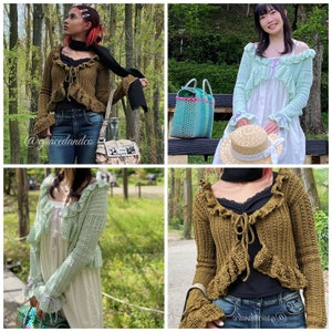 Lacey Dream Cardigan Crochet Pattern | Intermadiate/ Size Inclusive ...