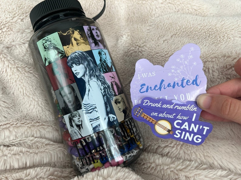 Taylor Swift Inspired Water Bottle Stickers - Etsy