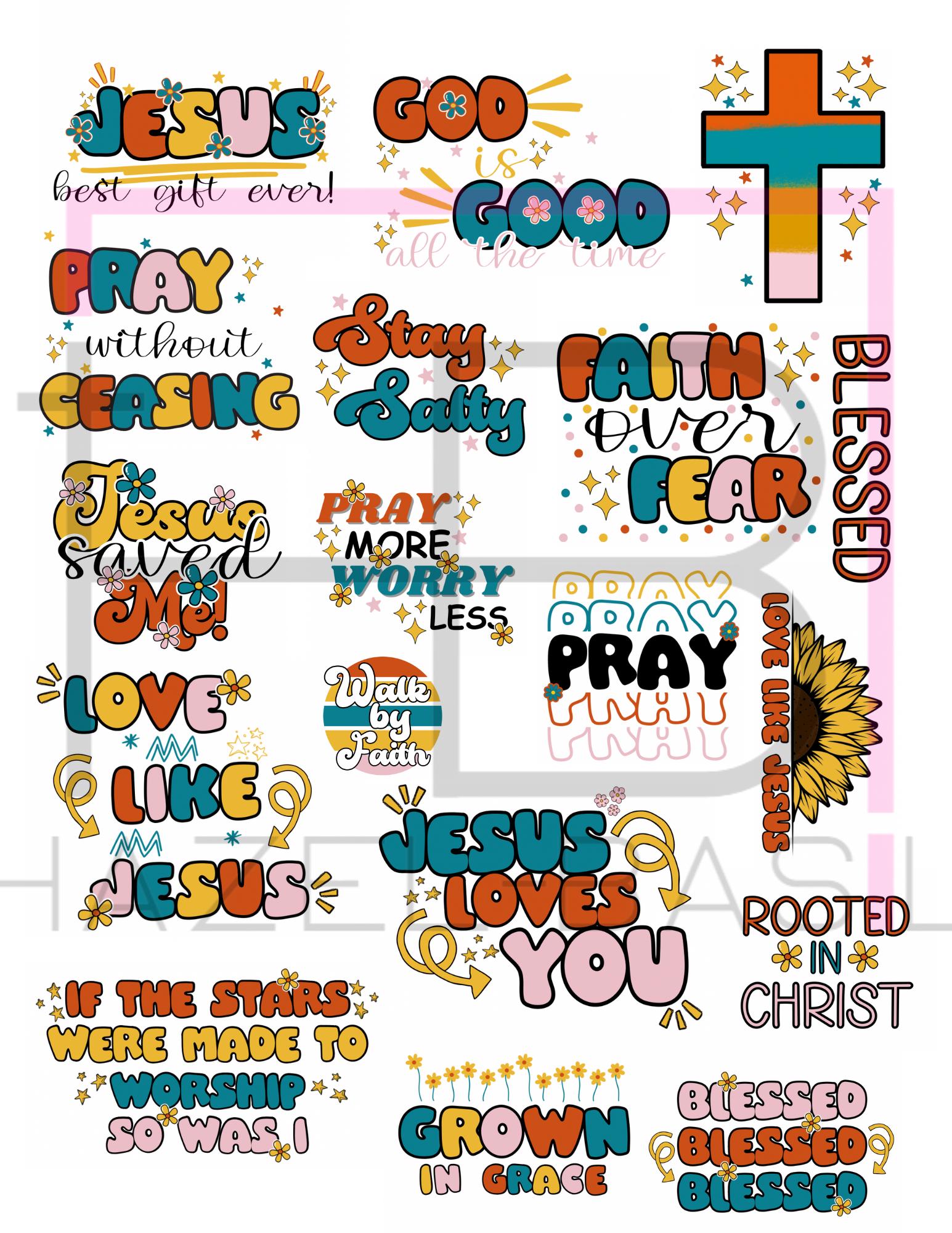 Books of the Bible Stickers for Bible Journaling Digital Download - Etsy