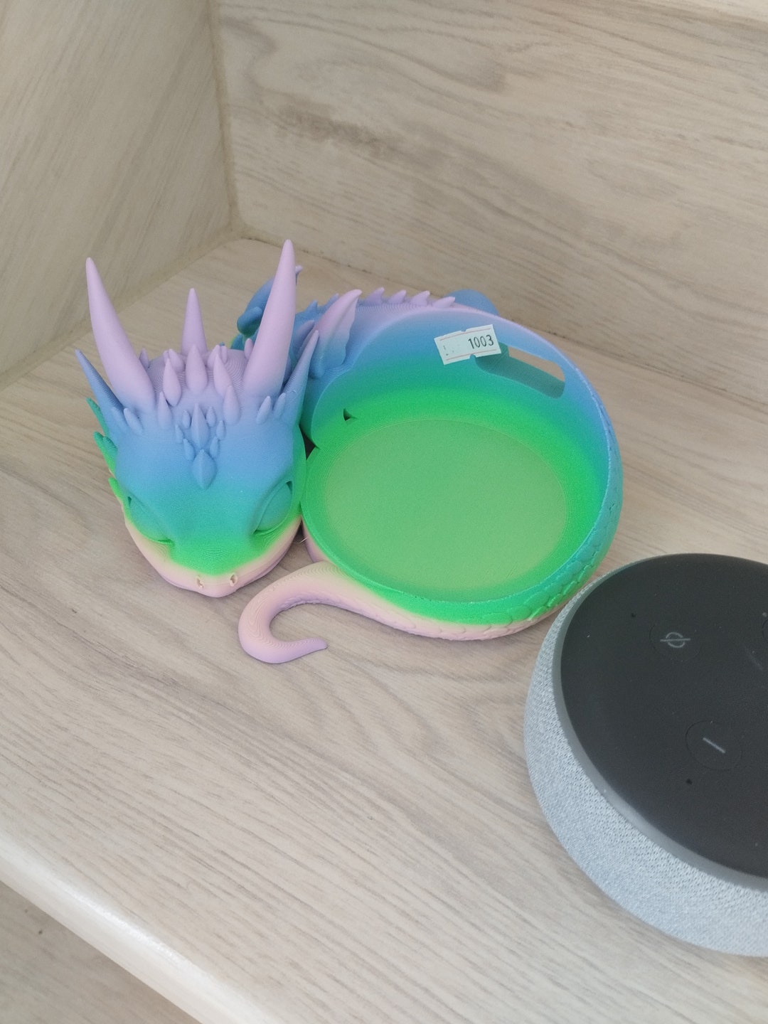Dragon Stand for NOW Also for Alexa Echo Dot 3 Ingenious Design Single ...