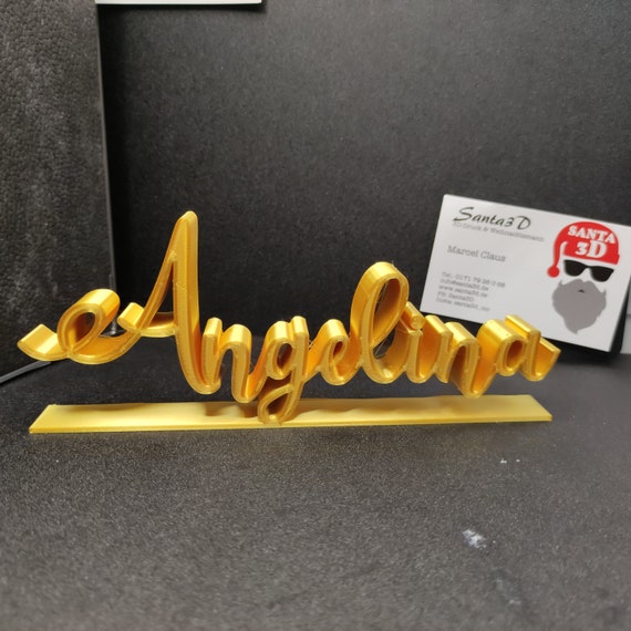 3D Printing Name or Word Personalized - Etsy