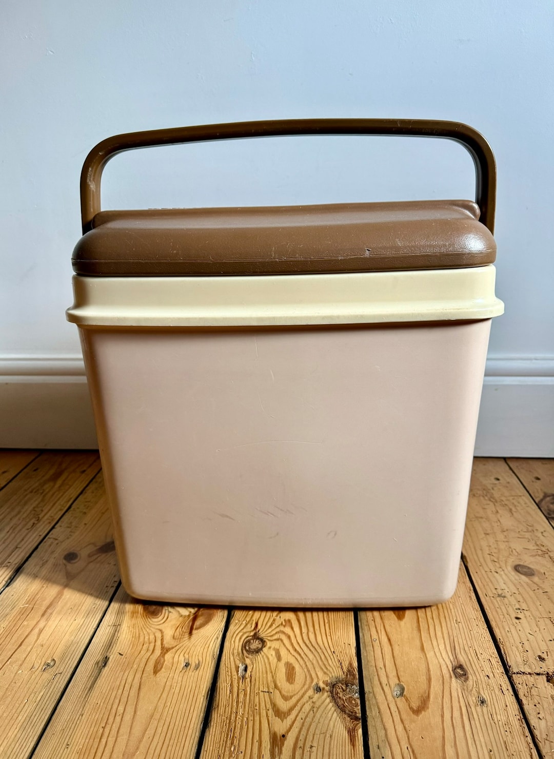 Vintage Brown Curver Cool Box Retro Cooler - Etsy